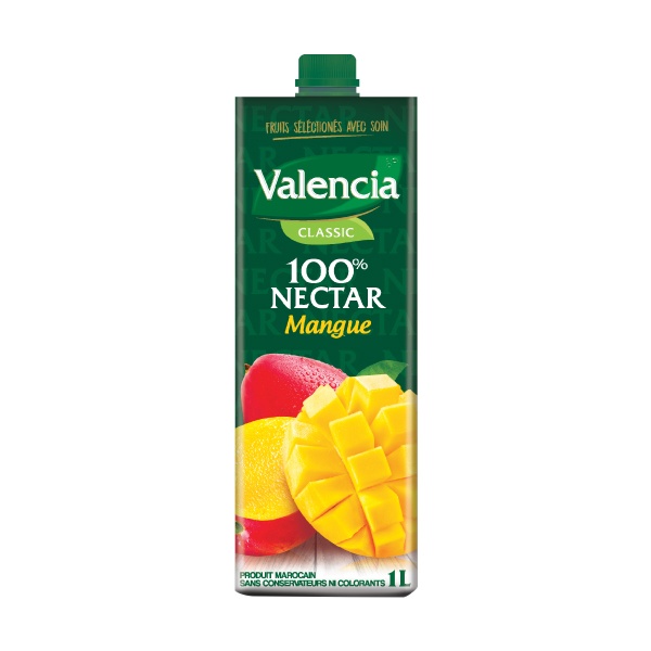 Valencia Nectar Mangue 1L - Super Marché Kané